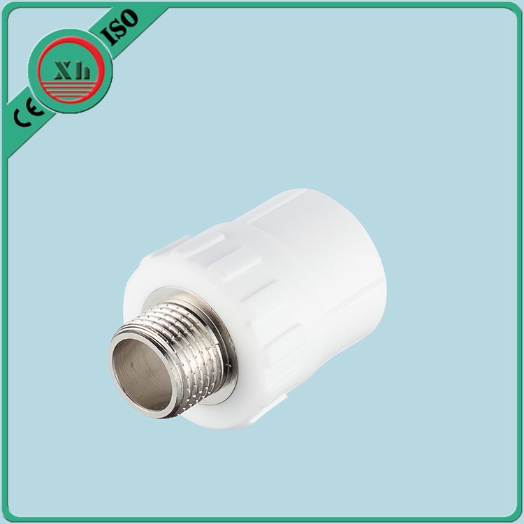Heat Preservation Ppr Pipe Fittings , Male Thread Socket OEM / ODM Service