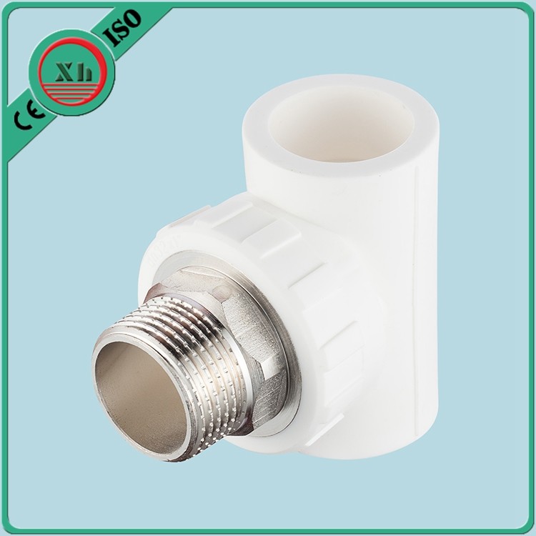 Hexagonal Threaded Brass Pipe Fittings Fusion Welding High Insulation