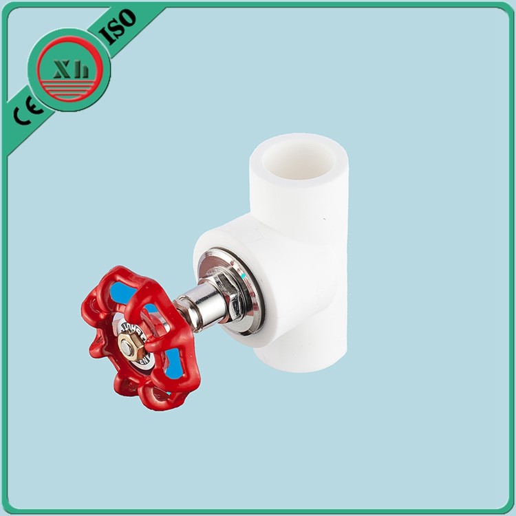 Welding Connection Normal PPR Check Valve With Red Metal Handle 20mm ...