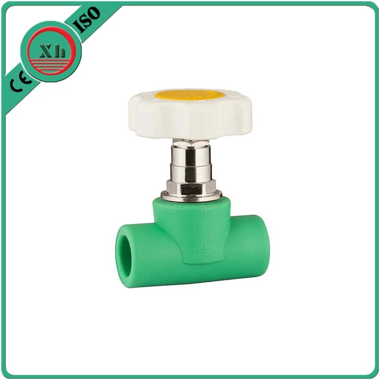 Brass Element Ppr Stop Valve Plastic Hand Wheel With Polypropylene ...