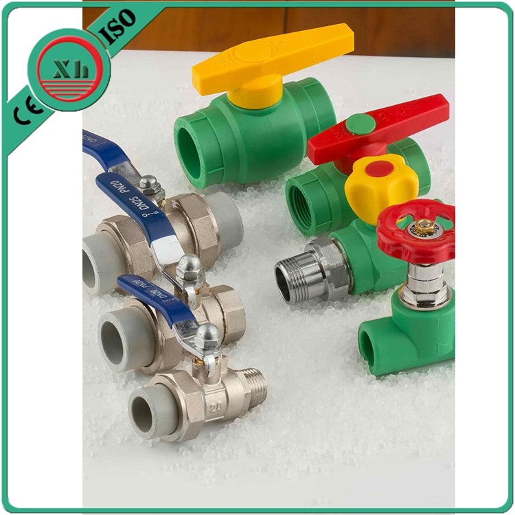 Size 20 - 32 Mm PPR Ball Valve , Pn25 Female Thread Brass Ball Valve ...